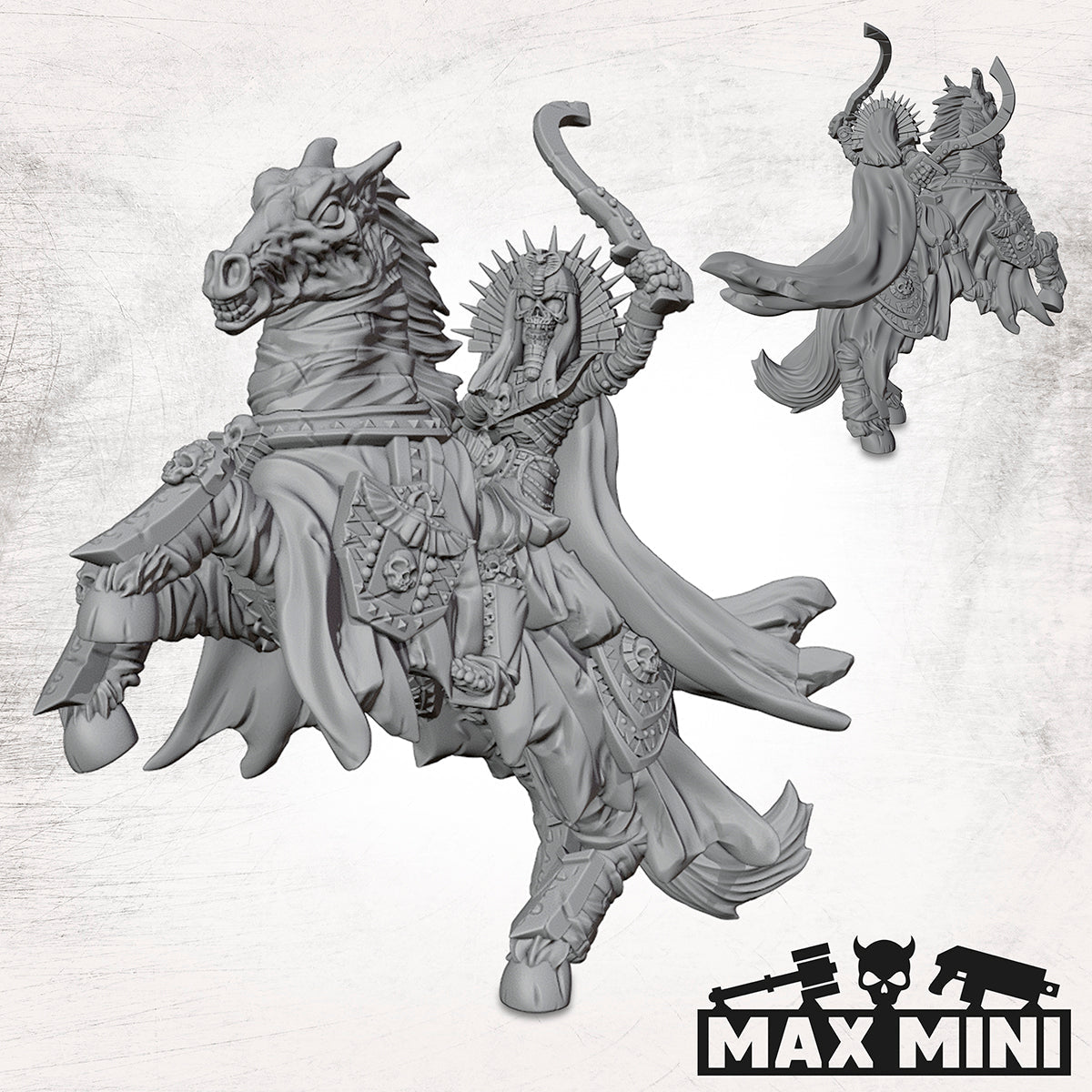 Skeleton Lord on Undead Steed – Max Mini