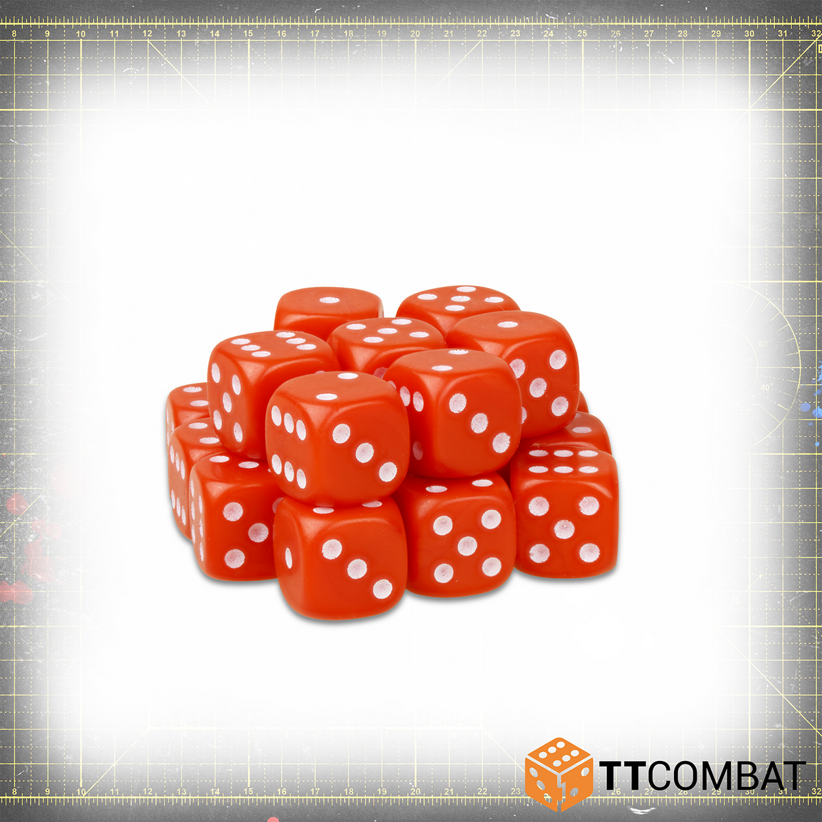Red D6 Dice (20) – Max Mini