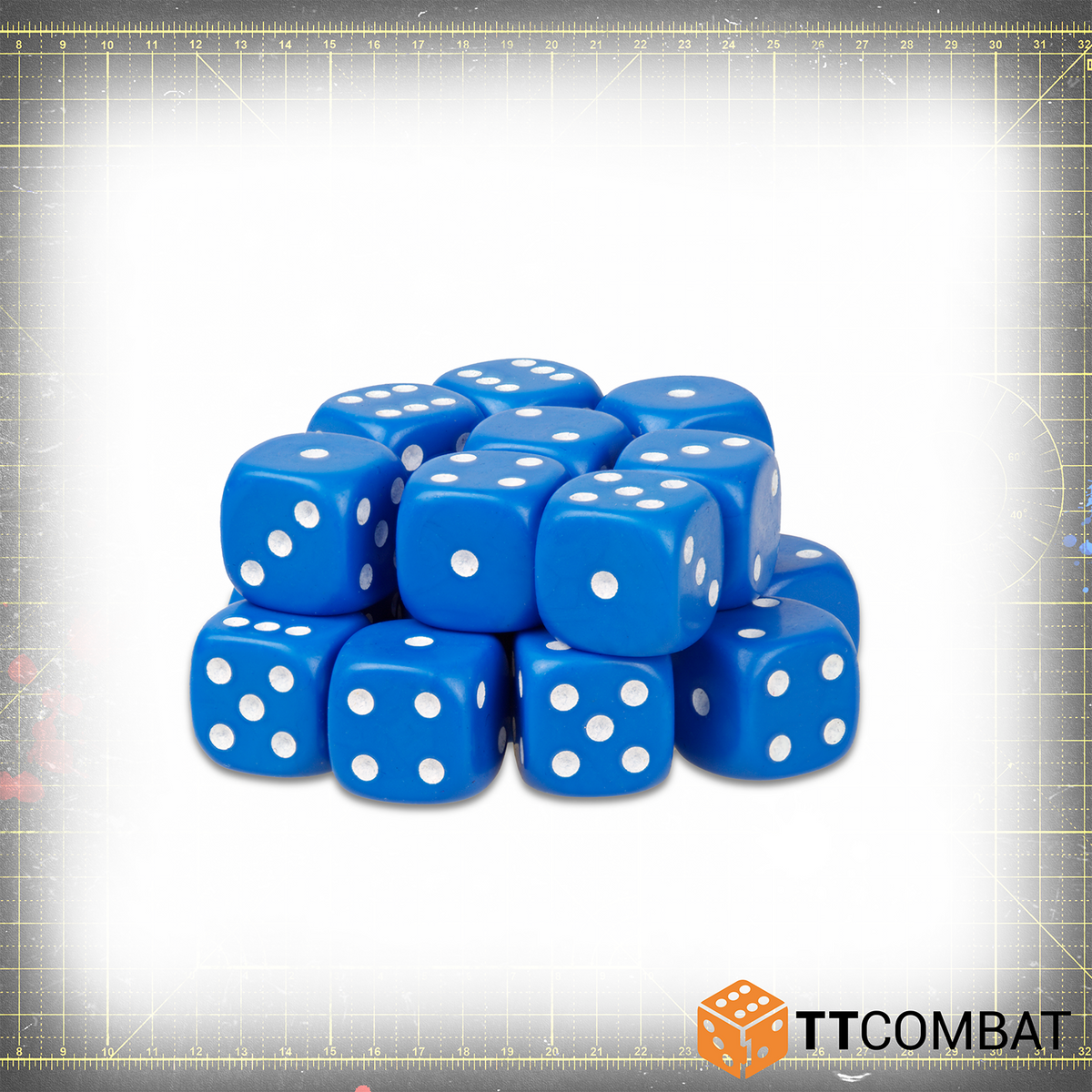 Blue D6 Dice (20) – Max Mini