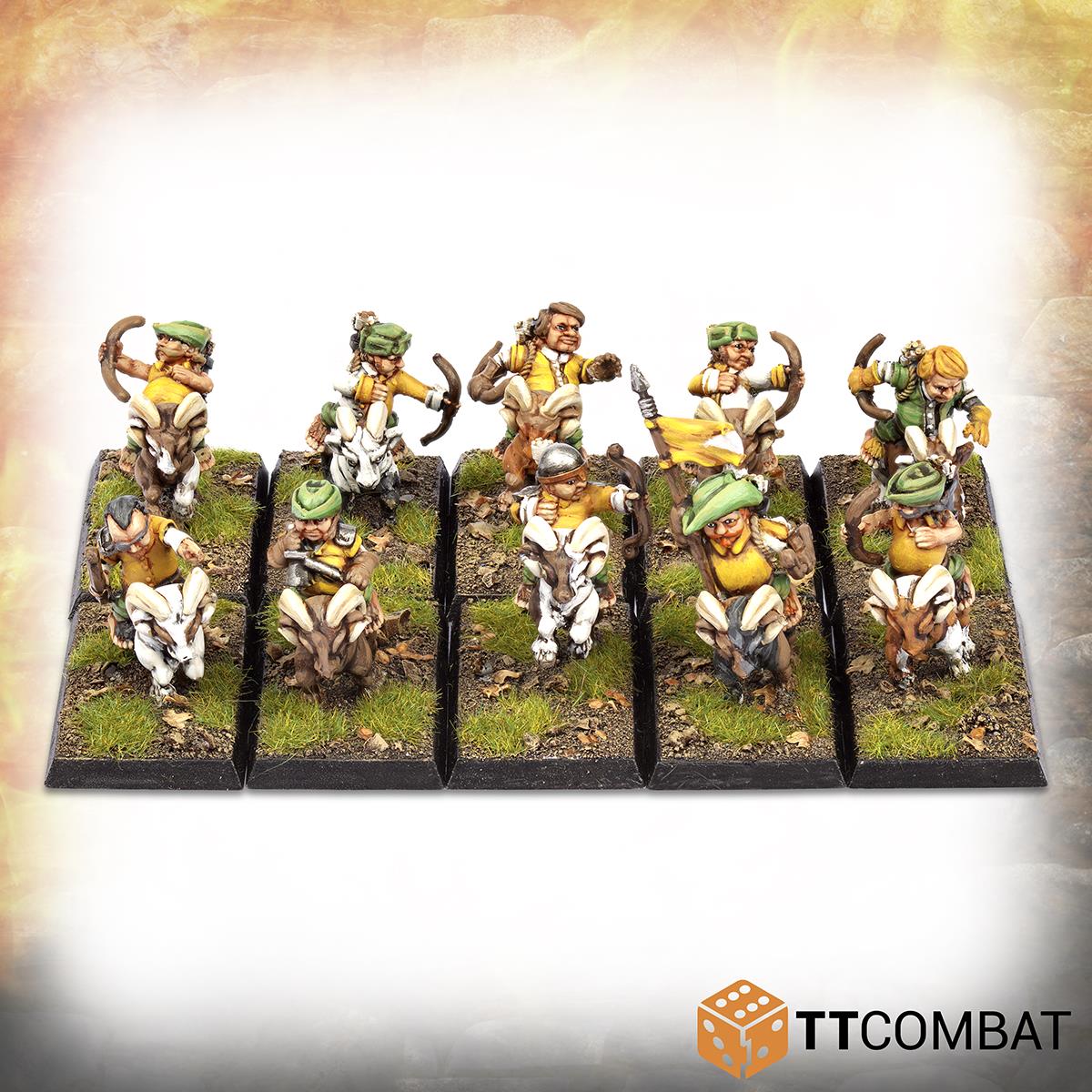Halfling Goat Rider Archers – Max Mini