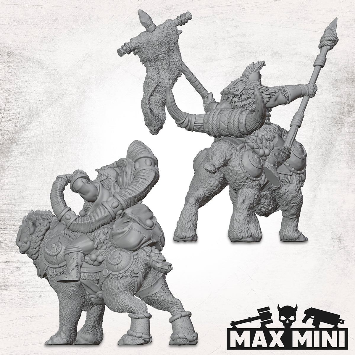 Ogre Beast Riders Command Set – Max Mini